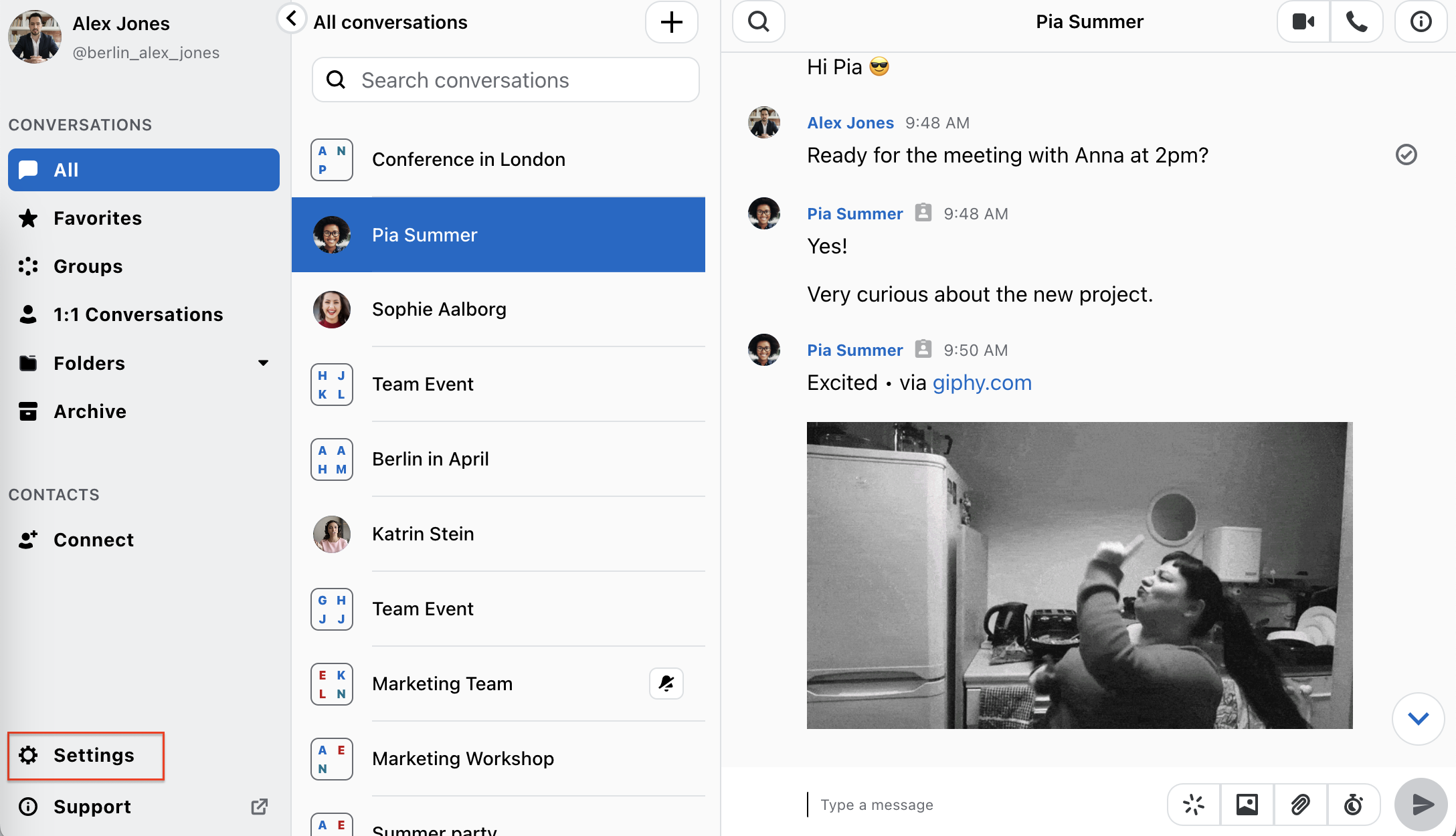 Text size – Wire – Support