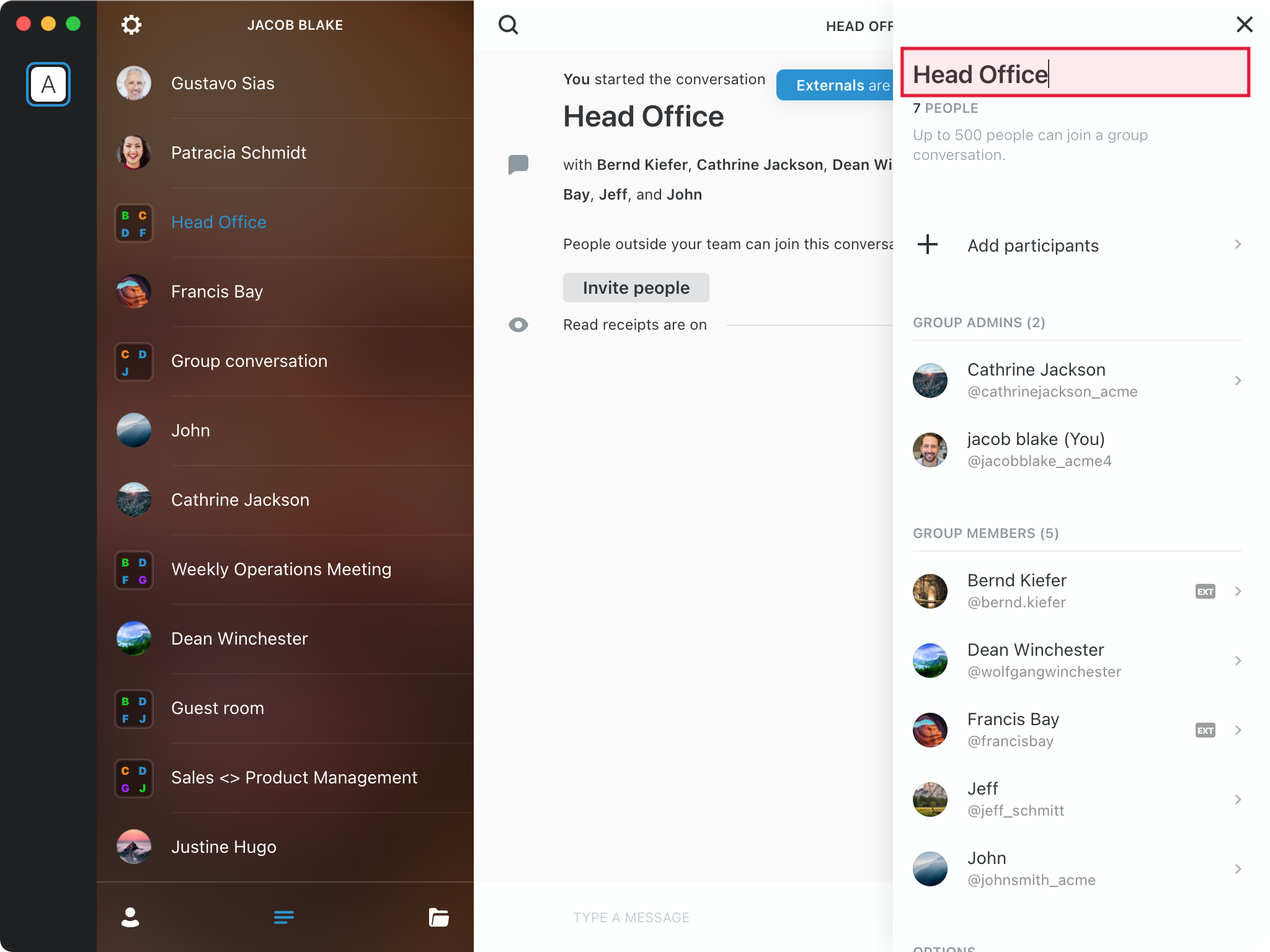 Rename A Group Wire Support
