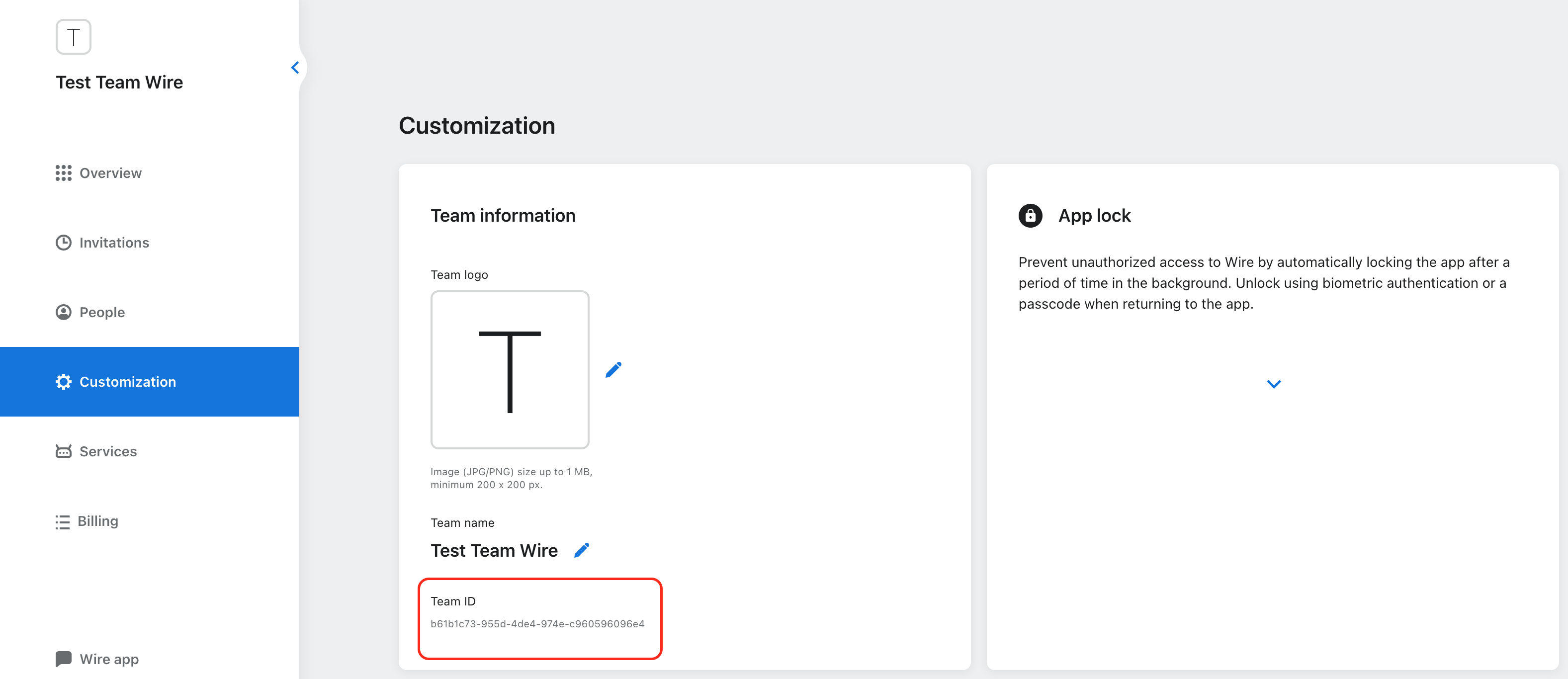 How do I find my team ID? – Wire – Support